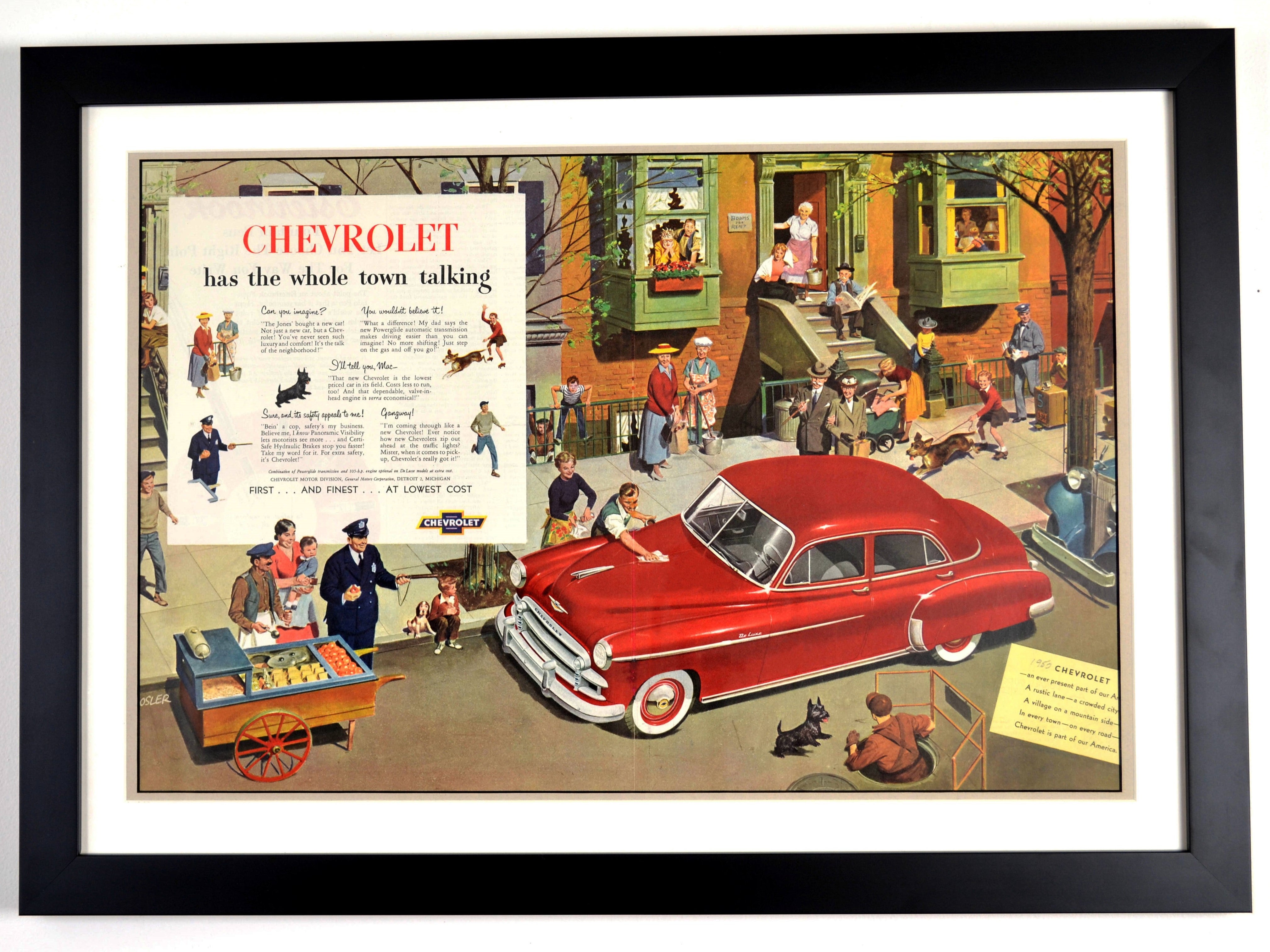 Chevrolet Vintage Automotive Ads and Wall Art – Vintage Art Garage