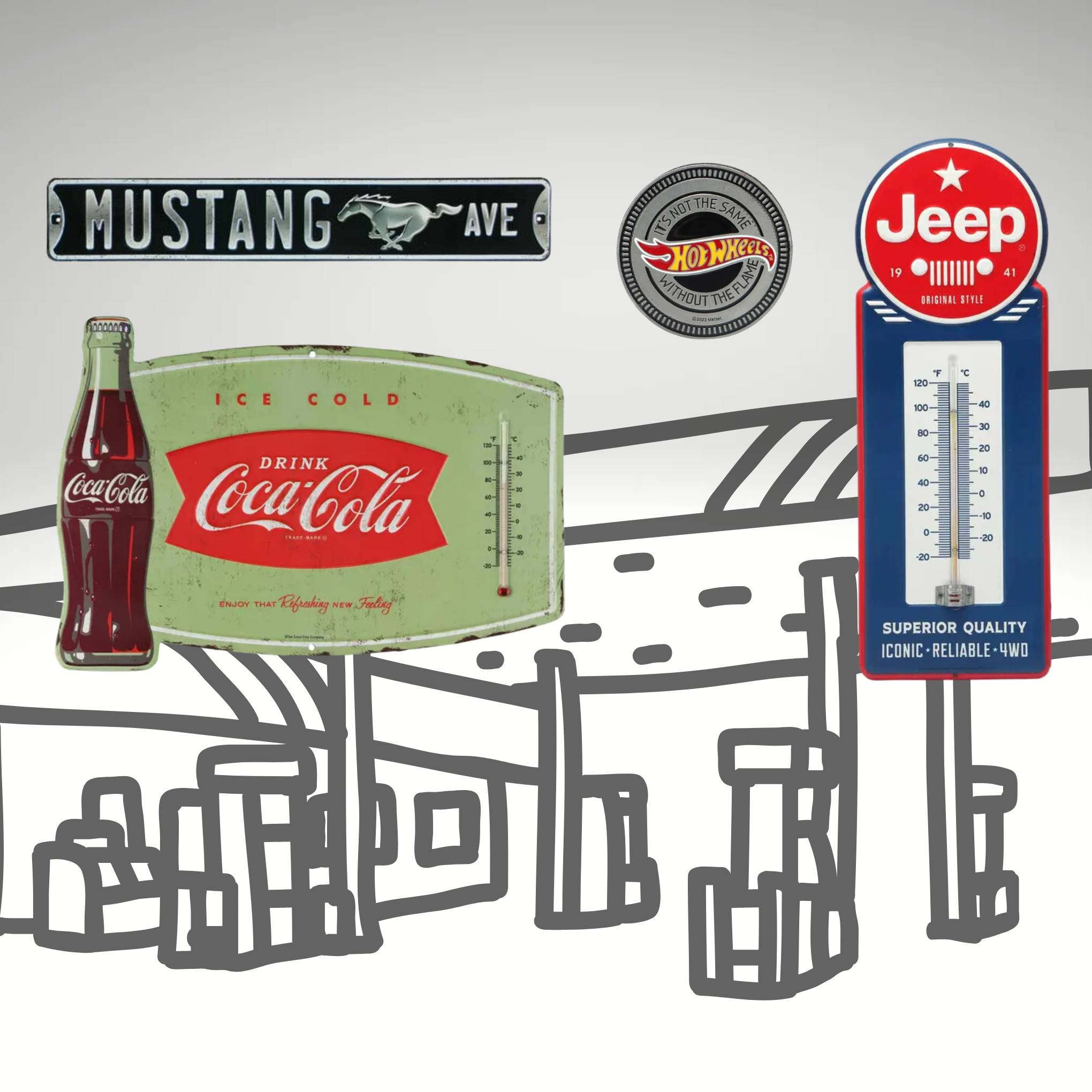 Vintage Automotive Signs & Retro Wall Decor | Automotive Memorabilia ...