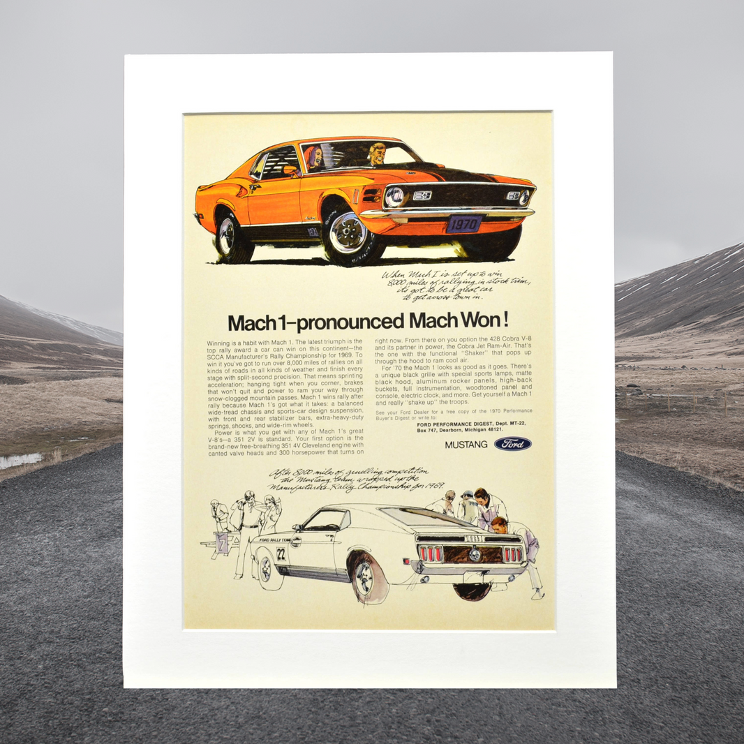 Ford Automotive Wall Art, Shelby Prints & Dealer Brochures | Vintage ...