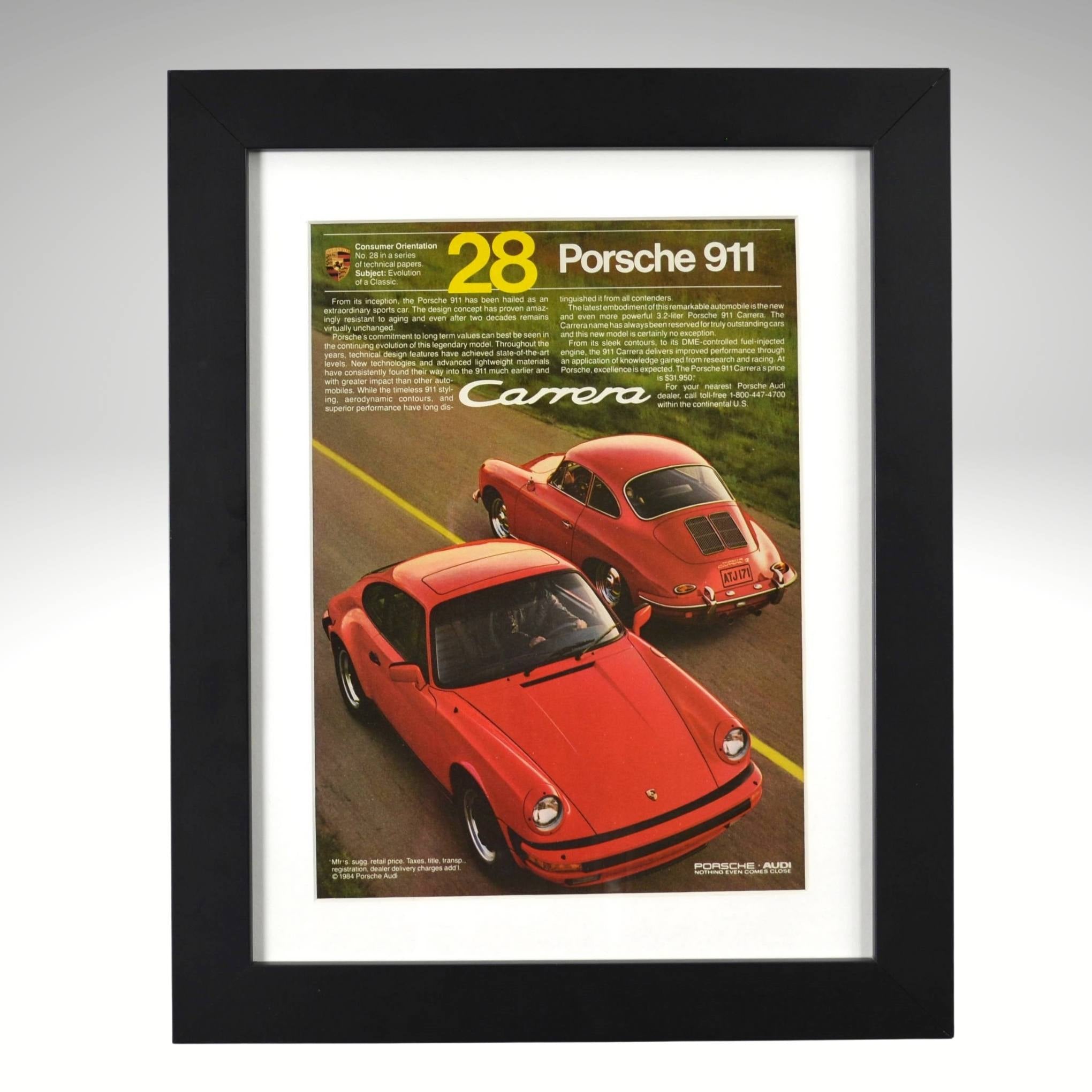 Porsche Vintage Automotive Ads & Wall Art – Vintage Art Garage