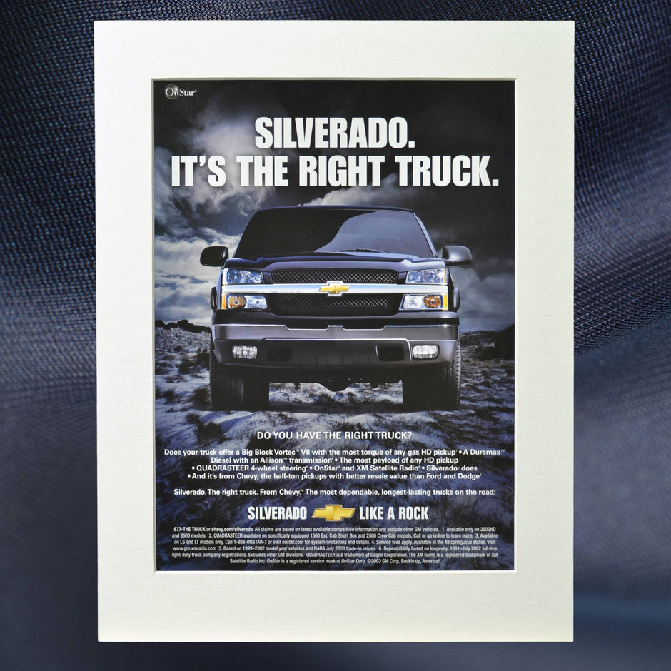 Chevrolet Truck Vintage Ads & Wall Art | Classic Dealer Brochures ...