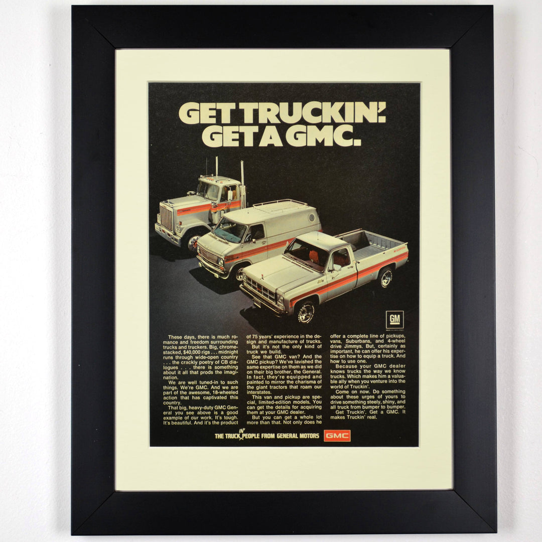 GMC truck – Vintage art garage